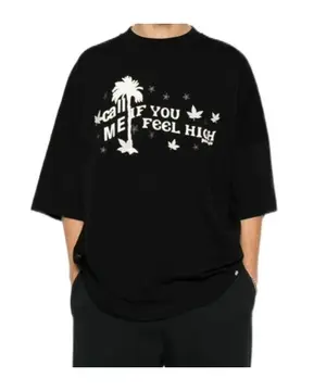Palm Angels Short-sleeved T-shirt - Black