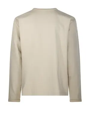 LEMAIRE Long Sleeve Sweatshirt - Nude