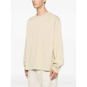 LEMAIRE Long Sleeve Sweatshirt - Nude