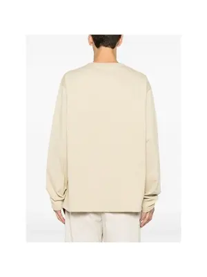 LEMAIRE Long Sleeve Sweatshirt - Nude