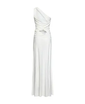 Alberta Ferretti One-shoulder Gown