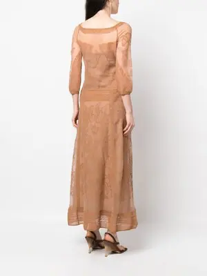 Alberta Ferretti Logo Dress