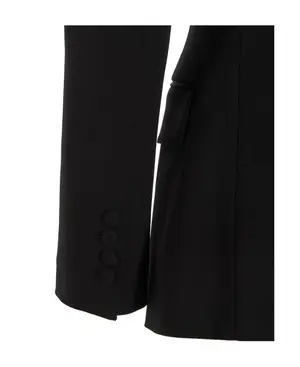 Alberta Ferretti Strappy-back Double-breasted Blazer