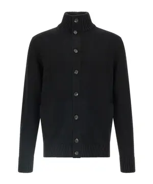ZANONE Chioto High-neck Cardigan - Black