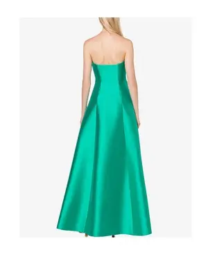 Alberta Ferretti Bow-embellished Evening Gown
