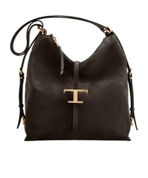 TOD'S Logo Plaque Shoulder Bag