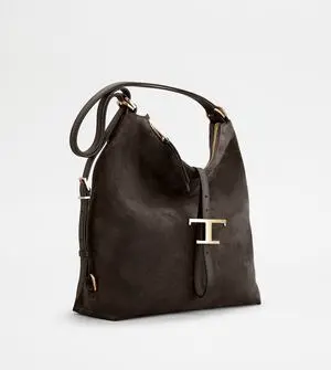 TOD'S Logo Plaque Shoulder Bag