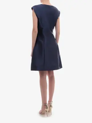 Alberta Ferretti Sleeveless V-neck Dress