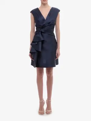 Alberta Ferretti Sleeveless V-neck Dress