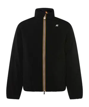 K-WAY Zip-up Padded Jacket - Black
