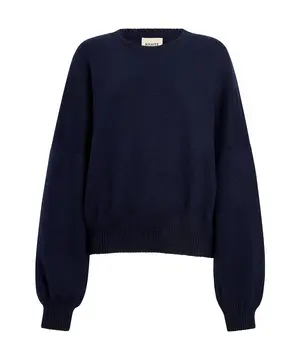 Khaite Crewneck Drop Shoulder Jumper