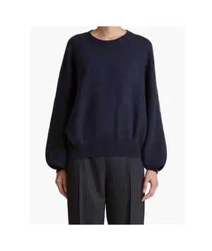 Khaite Crewneck Drop Shoulder Jumper