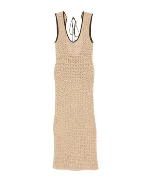 SIR. Backless Dress - Nude