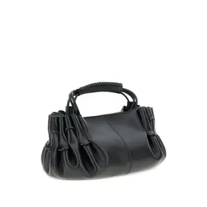 Hereu Pleated Shoulder Bag