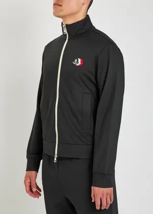 Moncler Logo-appliquéd Jersey Jacket