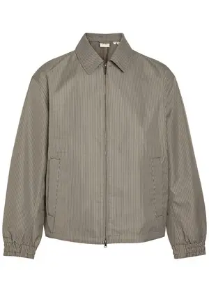 LES DEUX Checked Woven Jacket - Beige
