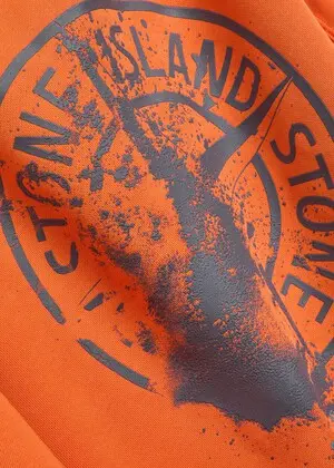 Stone Island Printed Cotton Sweatshirt
