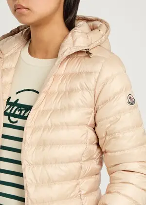 Moncler Igelhood Padded Hooded Nylon Jacket - Beige
