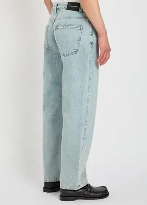 MKI MIYUKI ZOKU Straight-leg Jeans In Bleach Wash