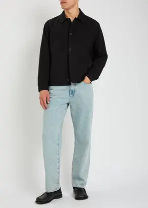 MKI MIYUKI ZOKU Straight-leg Jeans In Bleach Wash