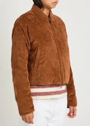 Moncler Blageon Reversible Padded Corduroy Jacket