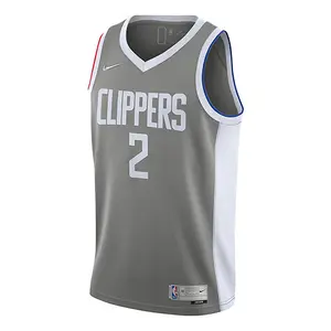 Nike X Nba La Clippers Jersey "kawhi Leonard 2 - Grey