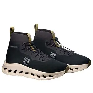 On X Loewe Cloudtilt Hi 'black Oatmeal Olive