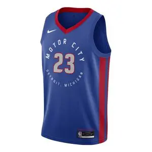 Nike X Nba Detroit Pistons City Edition Jersey 'blake Griffin 23 - Blue/red