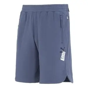 PUMA Logo Casual Shorts - Blue
