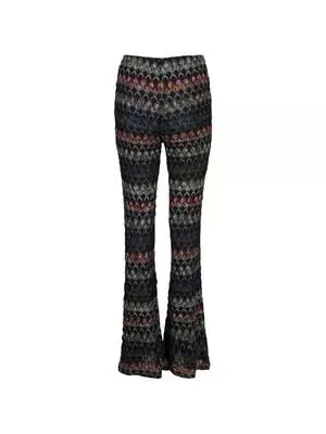 Missoni Geometric Pattern Knit Flared Trousers