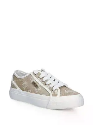 Guess Monogram Print Low-top Sneakers