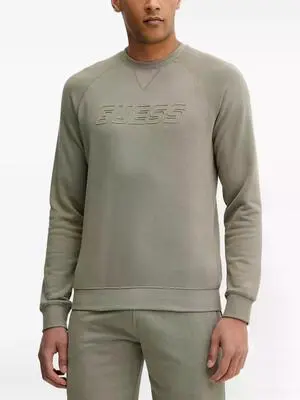 Guess Logo Embossed Sweatshirt