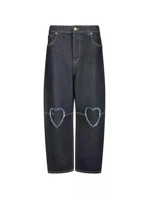 Moschino Wide Leg Jeans For Women