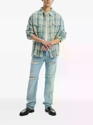 CHERRY LA Plaid Western Shirt