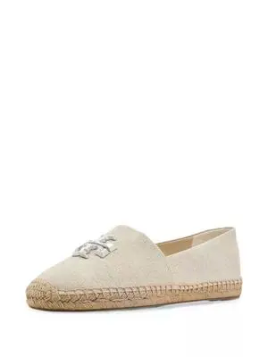Tory Burch Eleanor Logo-plaque Espadrilles - Neutrals