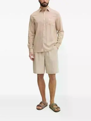 Guess Logo-patch Chest-pocket Shirt