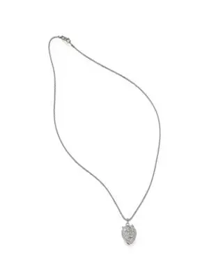 Guess Lion Head Box Chain Necklace