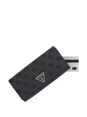 Guess Logo-print Plaque Wallet