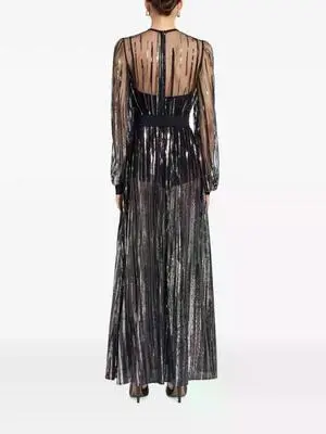 Elie Saab Sequin-embroidered Tulle Maxi Dress