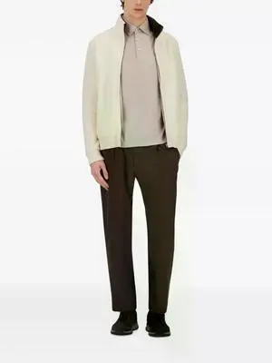 Herno Resort Wool Polo Shirt - Neutrals