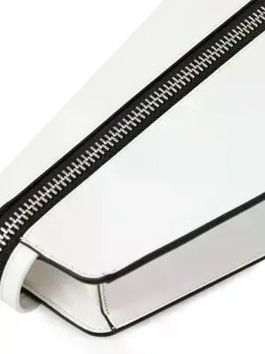 Sisley Geometrical Cross Body Bag - White