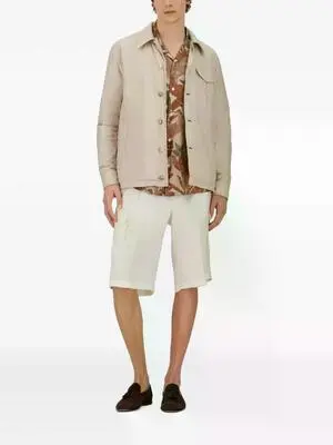 Herno Suede-effect Padded Jacket