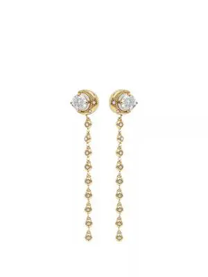 Guess Aurora Crystal-embellished Drop Earrings - Gold