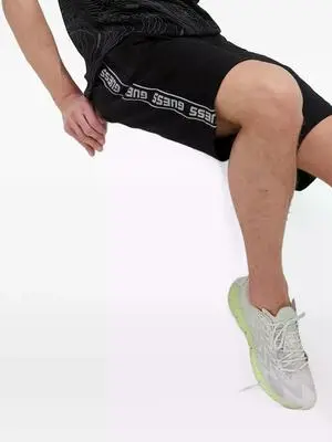 Guess Logo Tape Drawstring Shorts