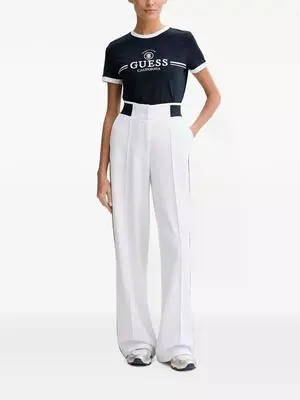 Guess Wide-leg Track Pants With Side Stripe Detail
