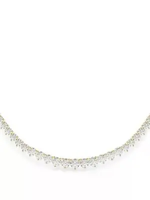 DIAMOND ESSENTIALS 14kt Yellow 35.0 Carat Diamond Tennis Necklace - Gold