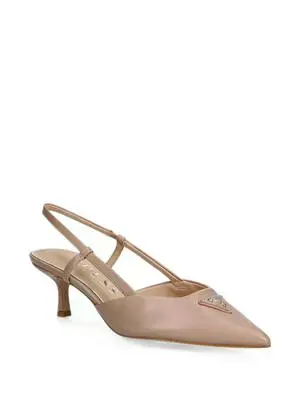 Guess Logo-plaque Slingback Pumps