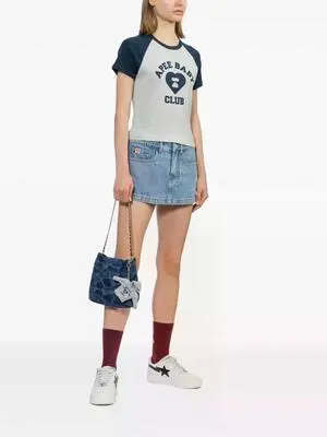 AAPE BY *A BATHING APE Heart Logo Raglan Sleeve T-shirt