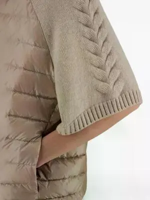 Herno Quilted Cable-knit Jacket
