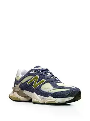 NEW BALANCE 9060 Low-top Paneled Sneakers - Blue